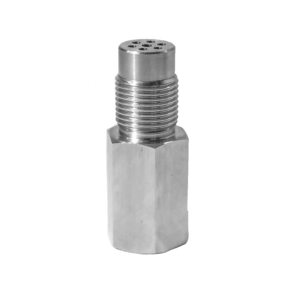 O2 Sensor Spacer 90 Degree Angled Catless M18 X 1 5 Yperformance1